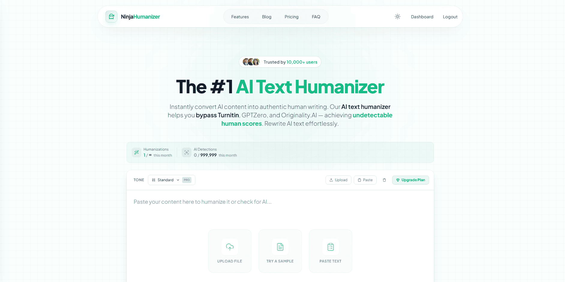 Ninja Humanizer: The Best AI Text Humanizer